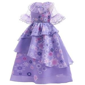 Dresses | Encanto Purple Floral Mirabel Isabela Costume Dress 571 ...